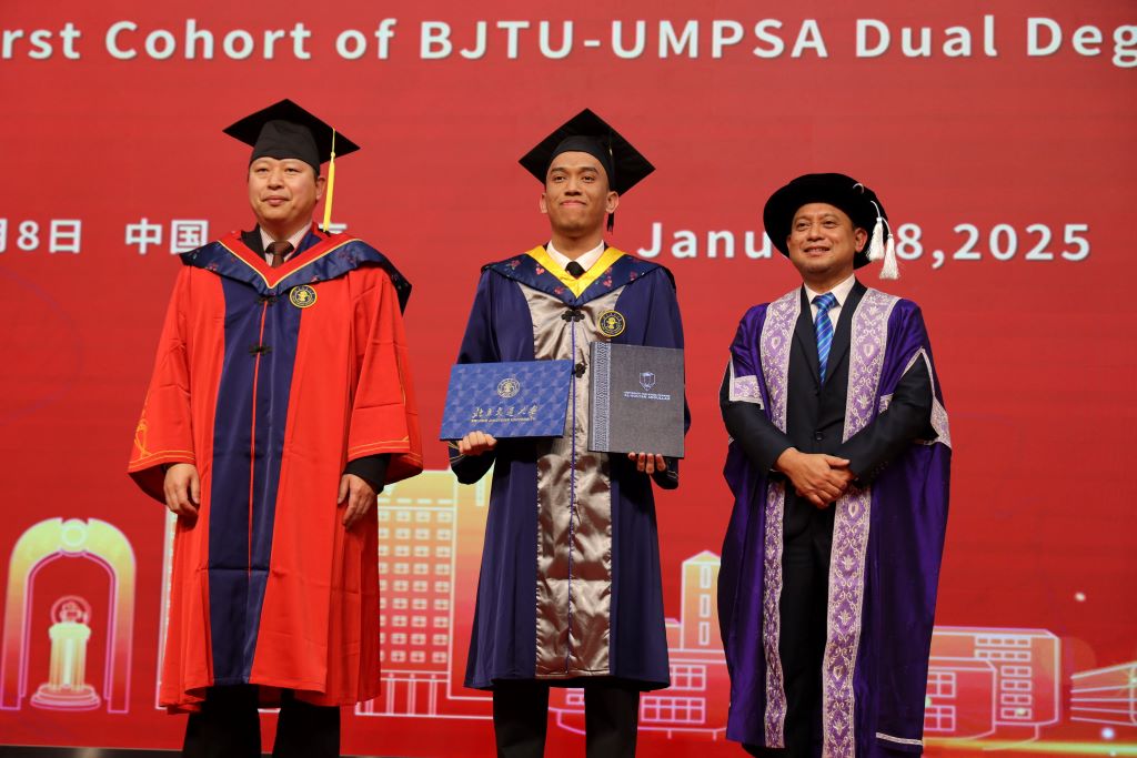 Thavirat, UMPSA-BJTU Dual Degree Programme pioneer student, excited to become Electrification ...